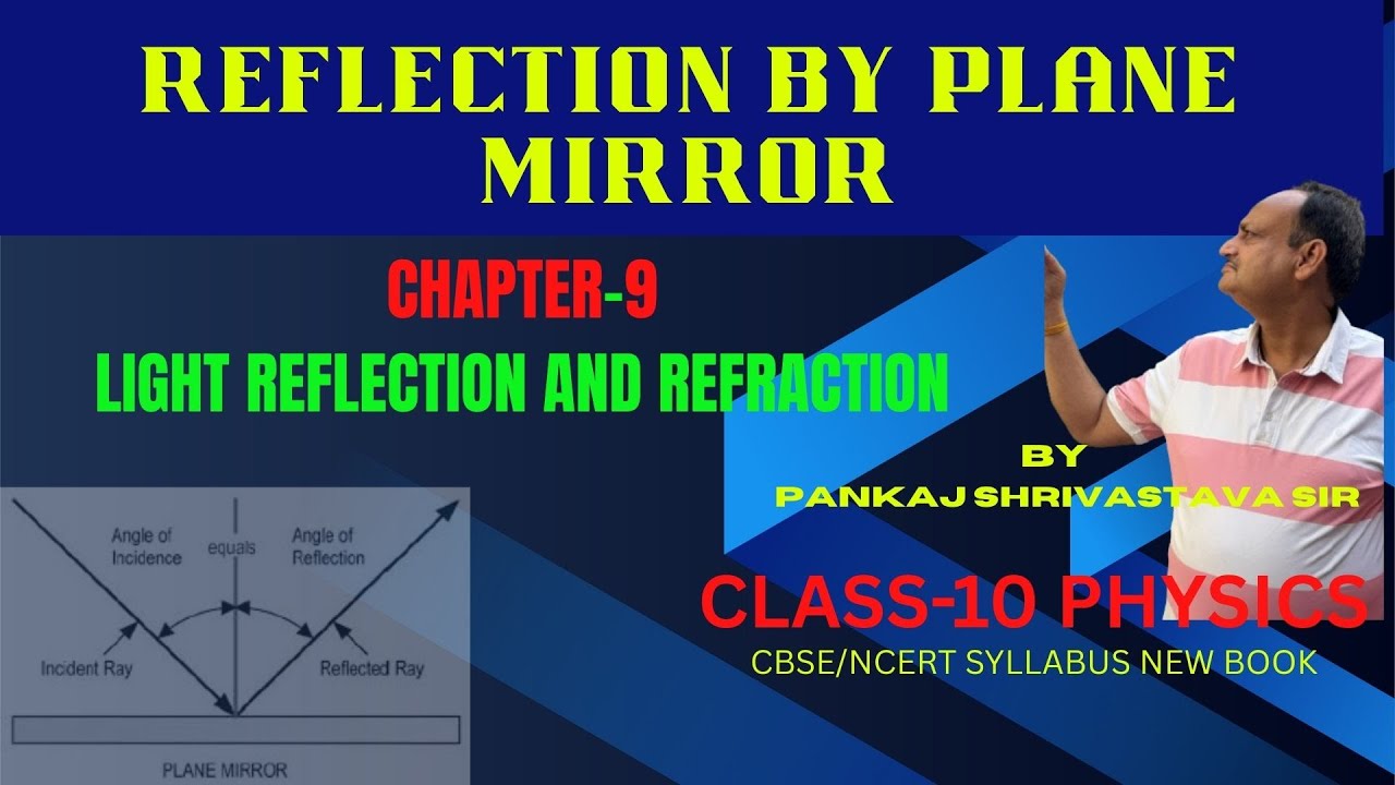 Class-10 Physics Ch-9 Refection Of light |Reflection By Plane Mirror ...