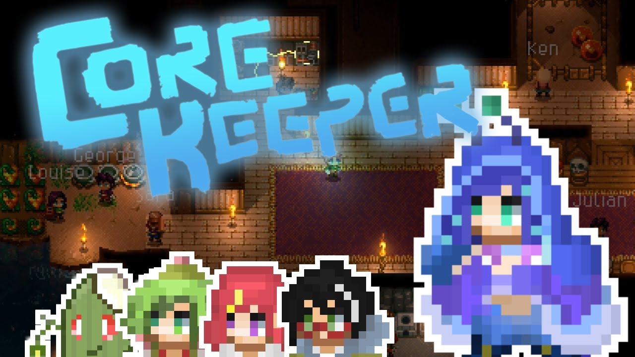 【corekeeper】#4 ずーっとやりたかったゲームをやるぽよで！！👾👾【コラボ配信】 - YouTube