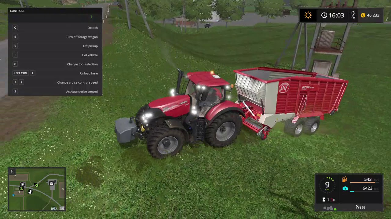 Farming Simulator 17 silage - YouTube