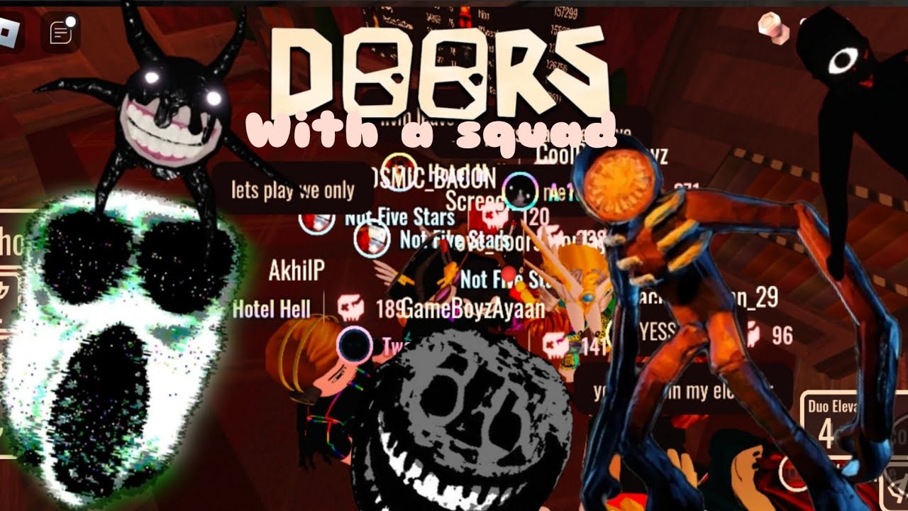 Playing Doors with a squad. - YouTube