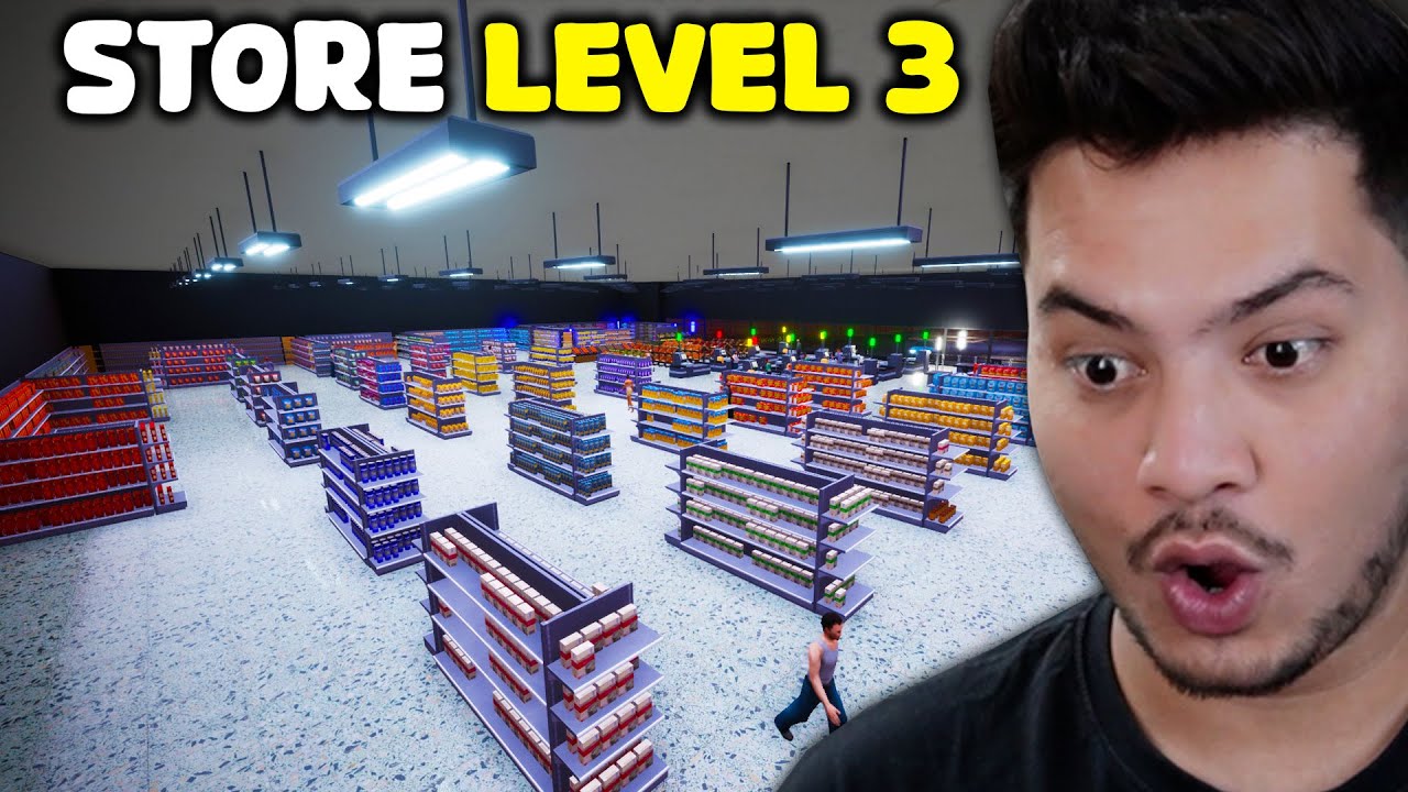 Upgrading Our Grocery Store To Level 3 - Grocery Store Simulator - YouTube