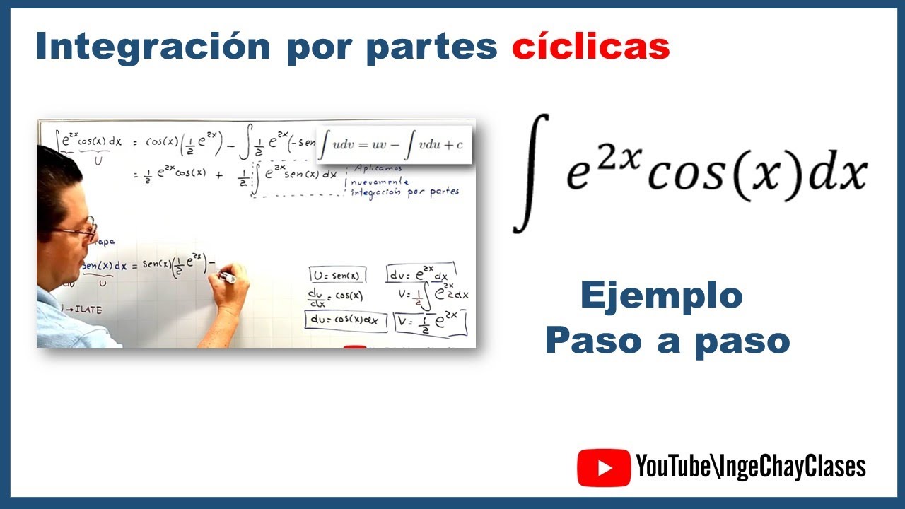 Integración por partes cíclica Ejemplo 3 - YouTube
