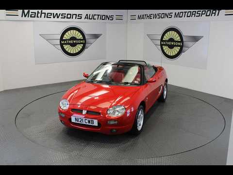 1995 MG MGF | Mathewsons Classic Cars | Auktion: 23., 24. & 25. September 2026