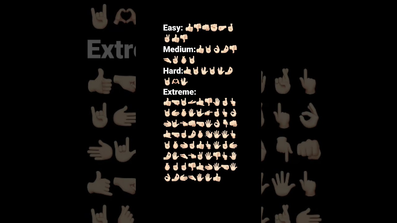 Hand Gestures Challenge! Can you do them all? #handgestures - YouTube