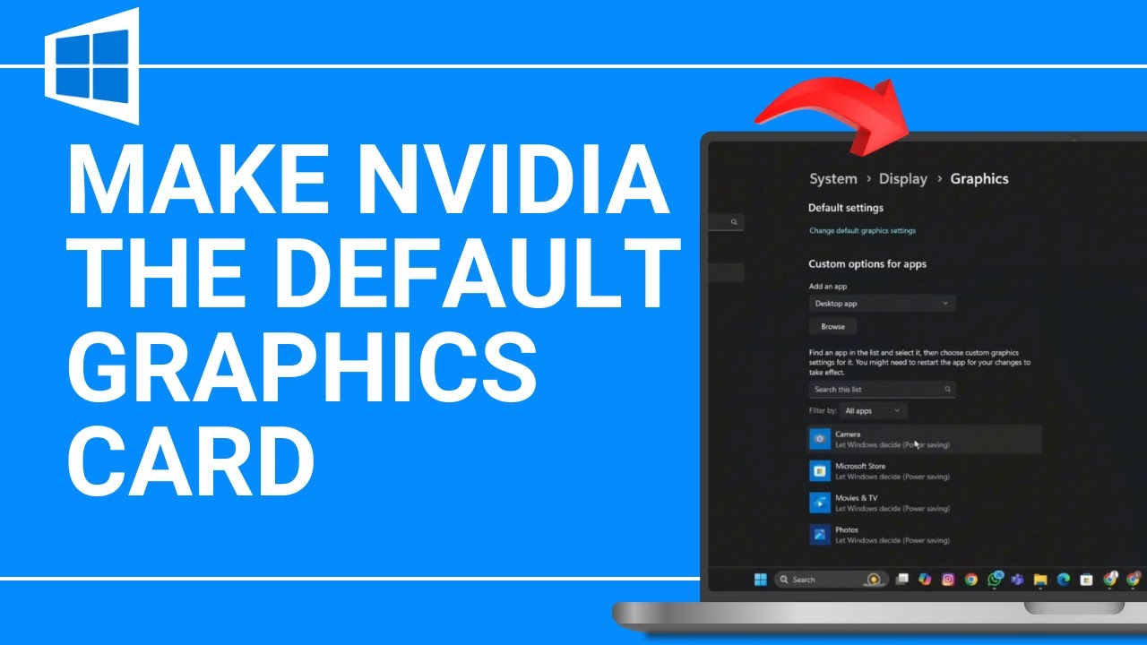 How to Make NVIDIA the Default Graphics Card on Windows 11 - YouTube
