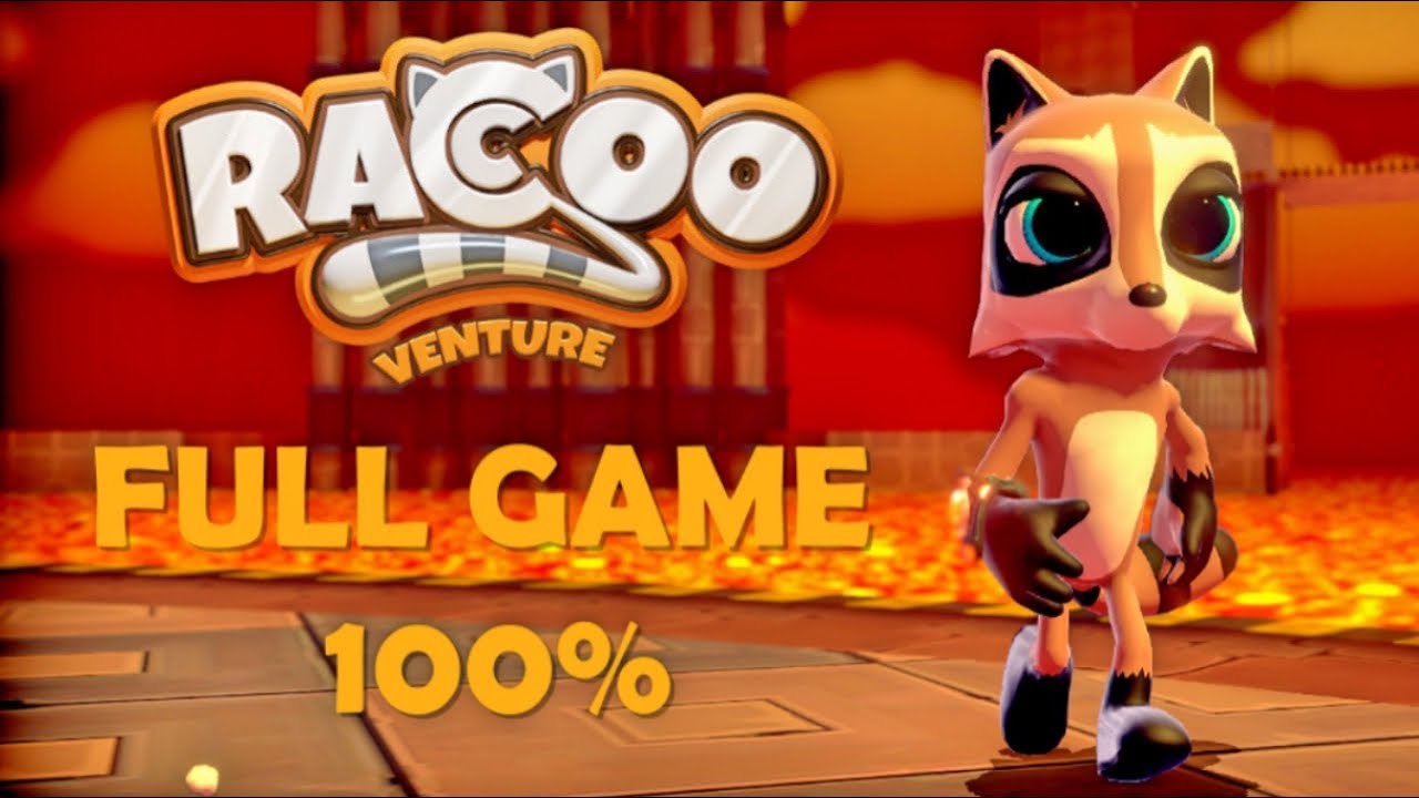 RACCOO VENTURE 100% Walkthrough Full Game / Includes All Collectibles ...