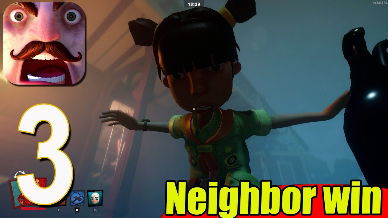 Secret Neighbor - Walkthrough Gameplay part 3 - Neigibor Win😎(iOS, PC ...
