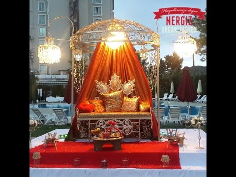 Samsun'da Muhteşem Kına Gecesi Dila Hanımın Tütü Gösterisi