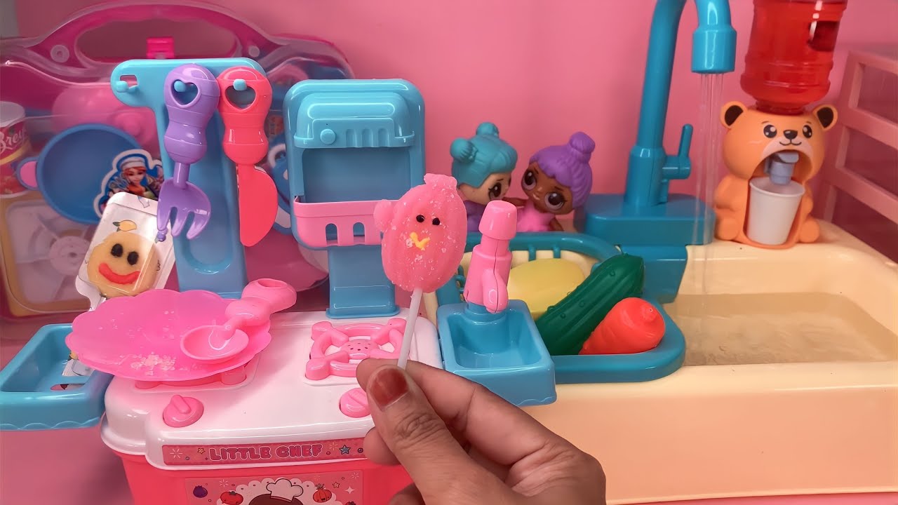 5 Minutes Satisfying with Unboxing Play Kitchen,Kitchen Playset, Play ...