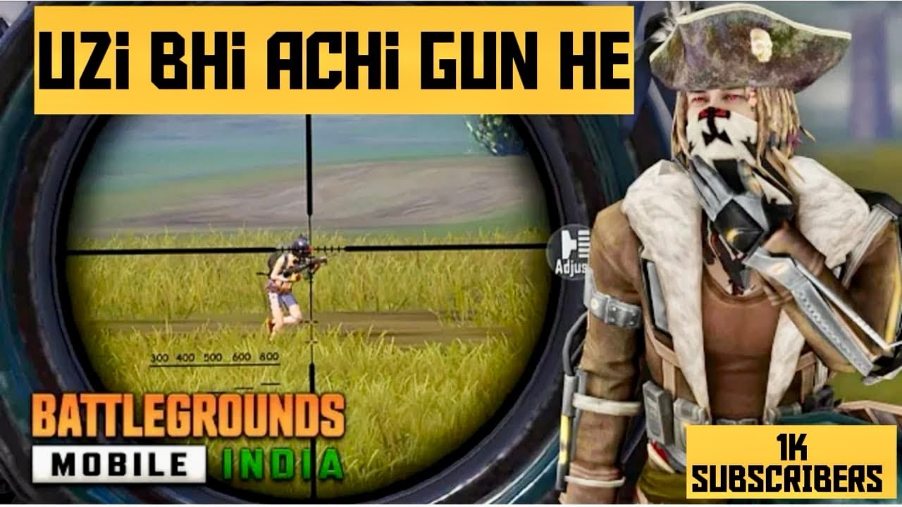 UZI BHI ACHI GUN HEE😁Road to 1k subscribers| Bgmi and pubg| IPHONE,12 ...