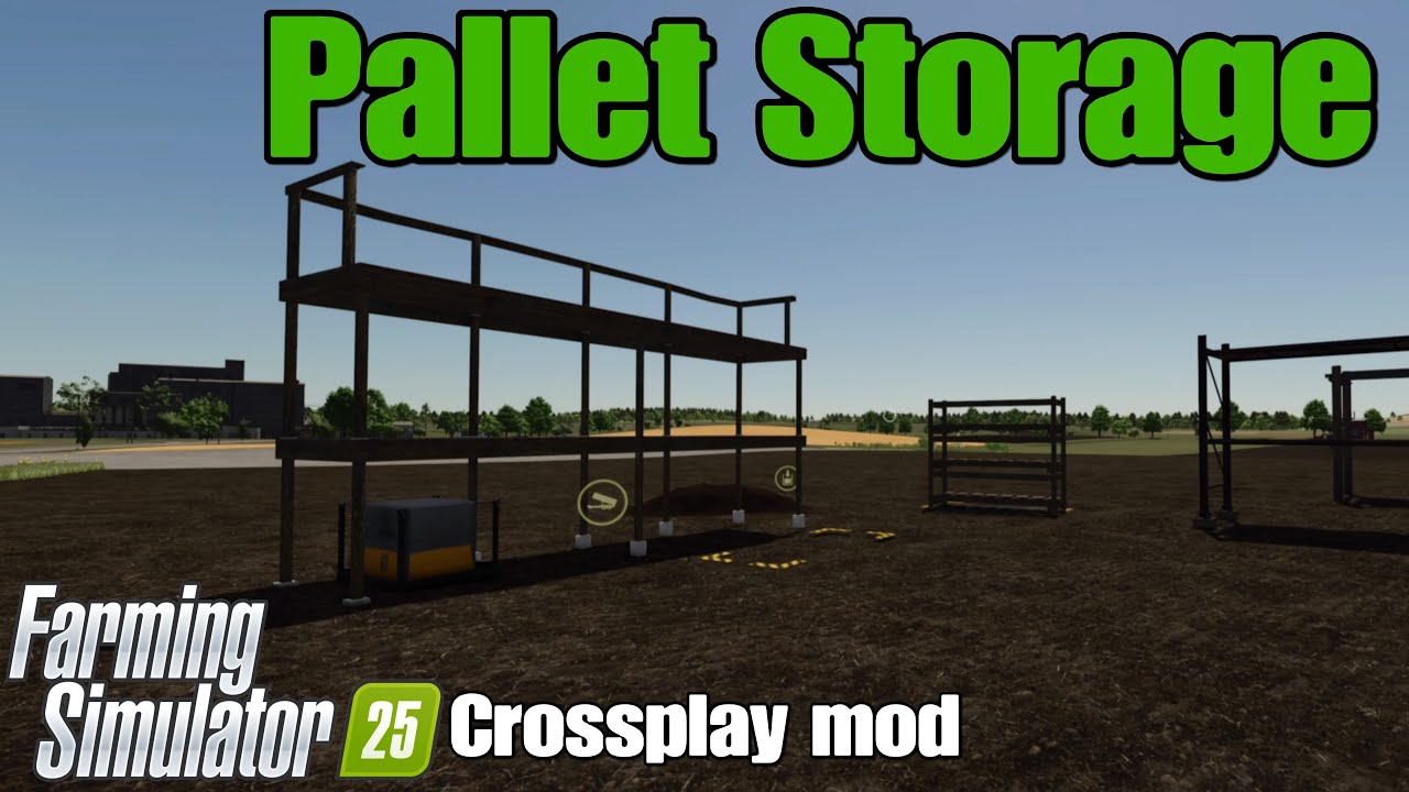 Pallet Storage / FS25 crossplay mod - YouTube