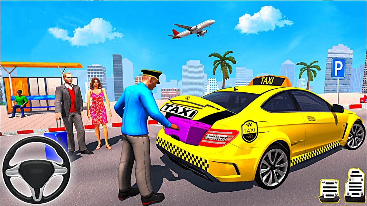 Taxi Simulator 3D Game Taxi Sim Android Gameplay Car Driving - YouTube