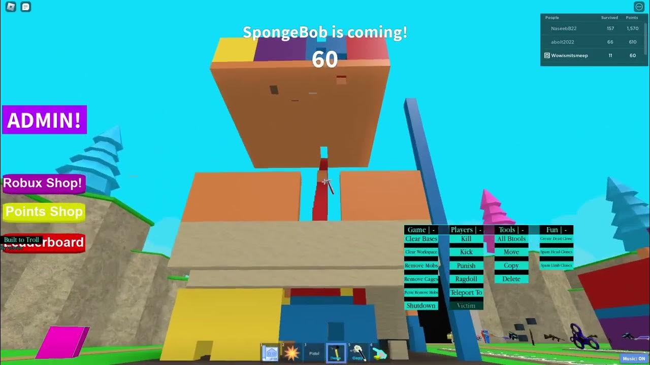 Roblox exploit #1 / Trolling people in Build to survive! - YouTube