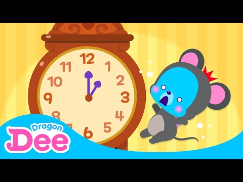 Hickory Dickory Dock (Bella Family Ver.)🐭🧀| 2022 Mother Goose Nursery Rhymes | Dragon Dee  Kid Songs