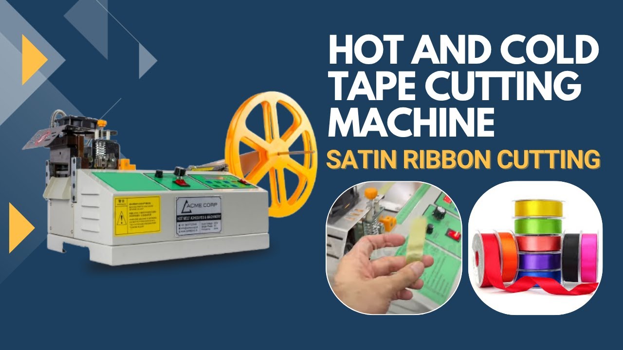 Satin ribbon automatic cutting machine | +91 9877722548 | - YouTube