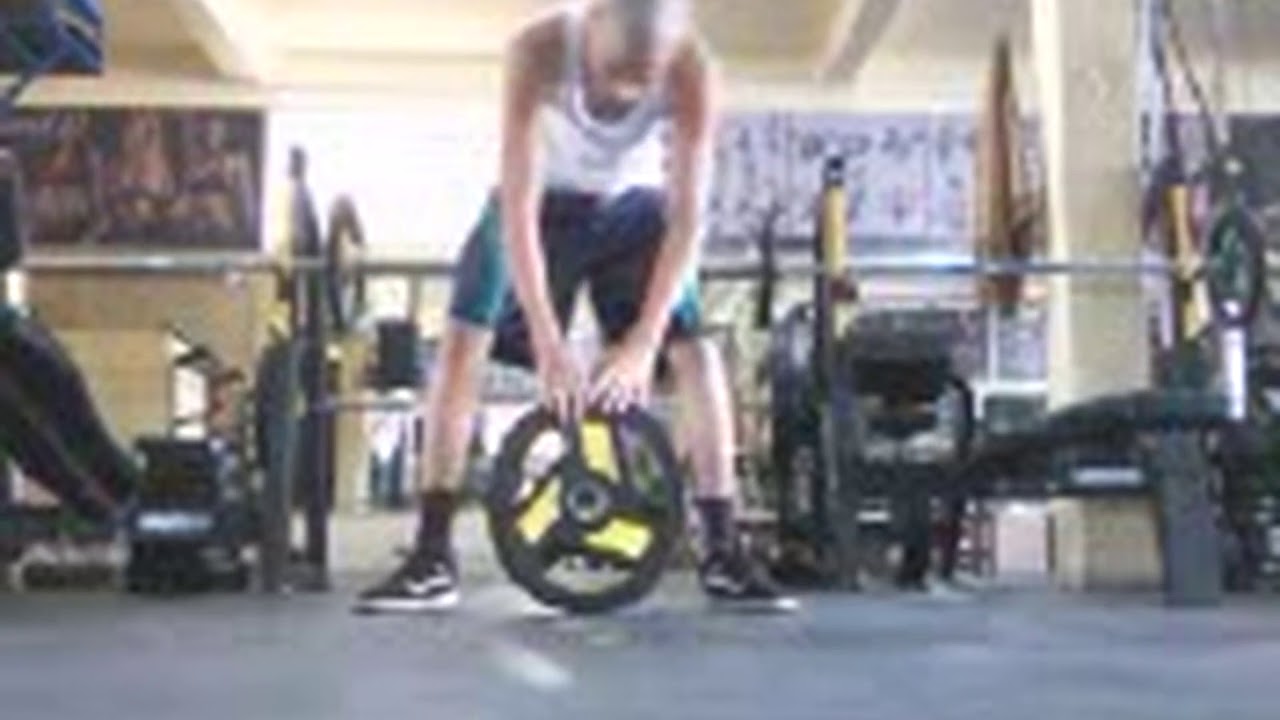 2 15 kg fat plates two hands pinch lift - YouTube