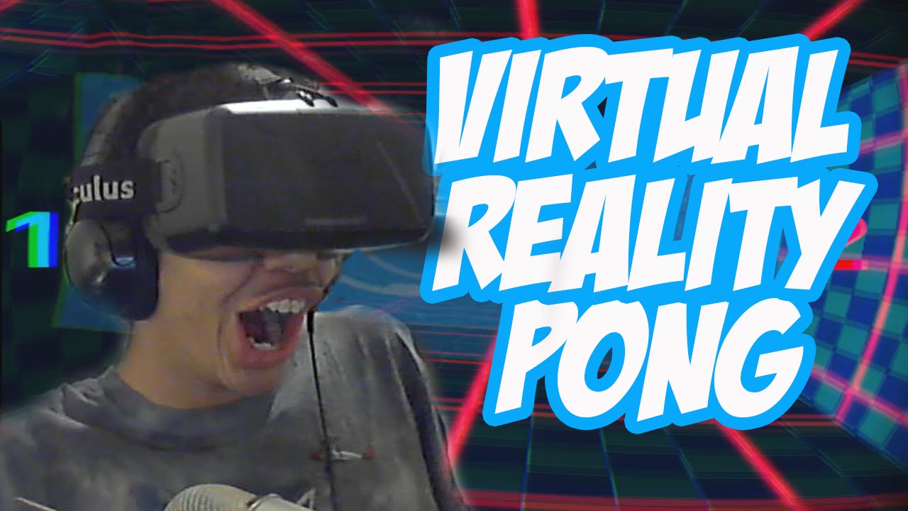 PONG IN VIRTUAL REALITY | VRong - Oculus Rift DK2 - YouTube