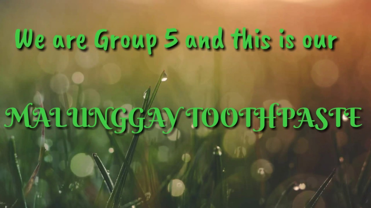 Malunggay Toothpaste - YouTube