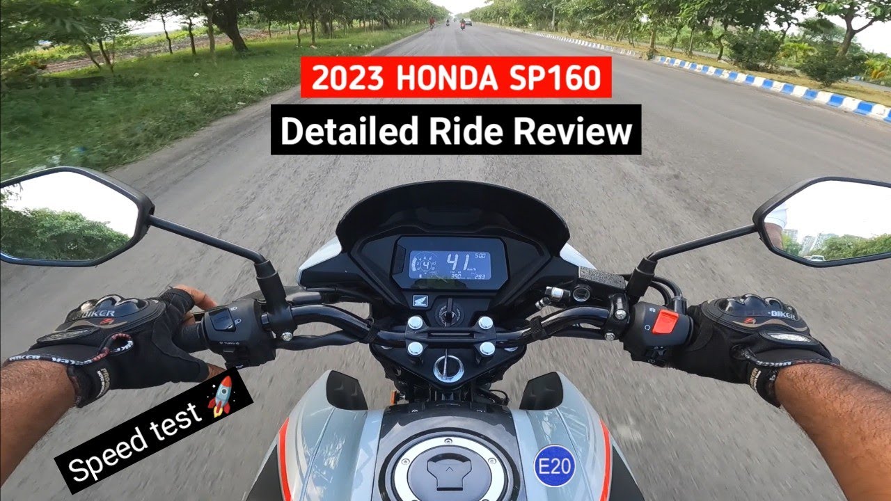 All New Honda SP 160 OBD-2 Detailed Ride Review | Price| Speed Test ...