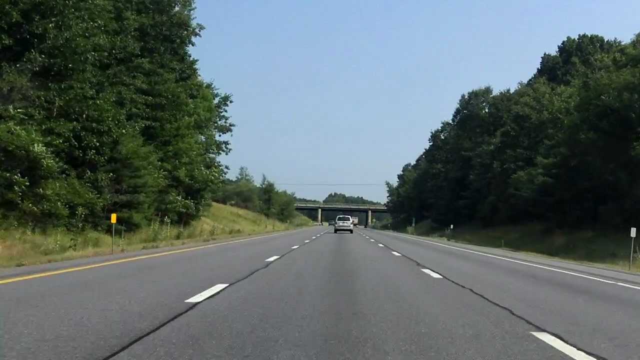 Adirondack Northway (Interstate 87 Exits 15 to 16) northbound - YouTube