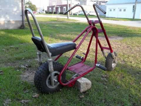 Bonanza Chopper mini bike Briggs Animal - YouTube