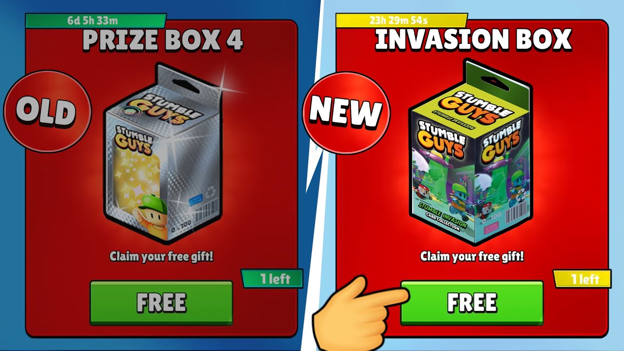 "HOT" OLD BOX vs NEW BOX | Stumble Guys - YouTube