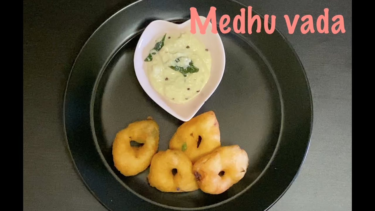 South Indian Medhu vada / urad dhal vada - YouTube