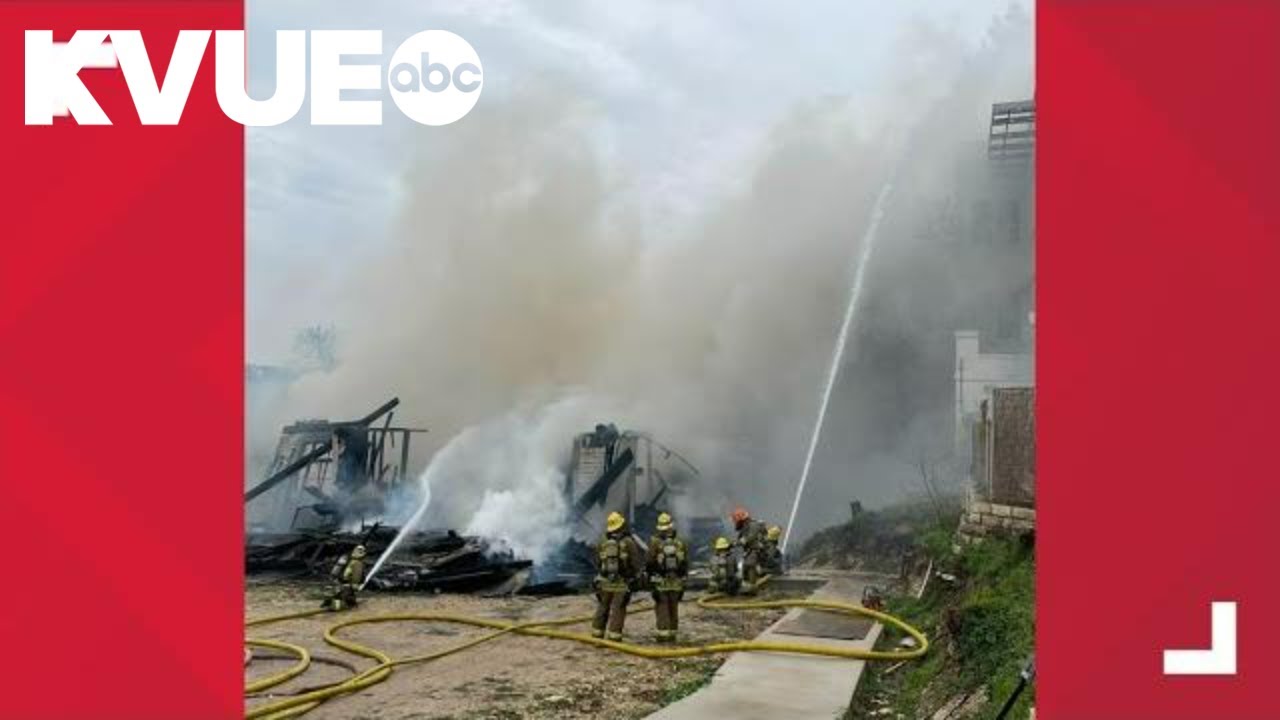 Fire burning at Austin hotel off South I-35 near St. Edward's ...
