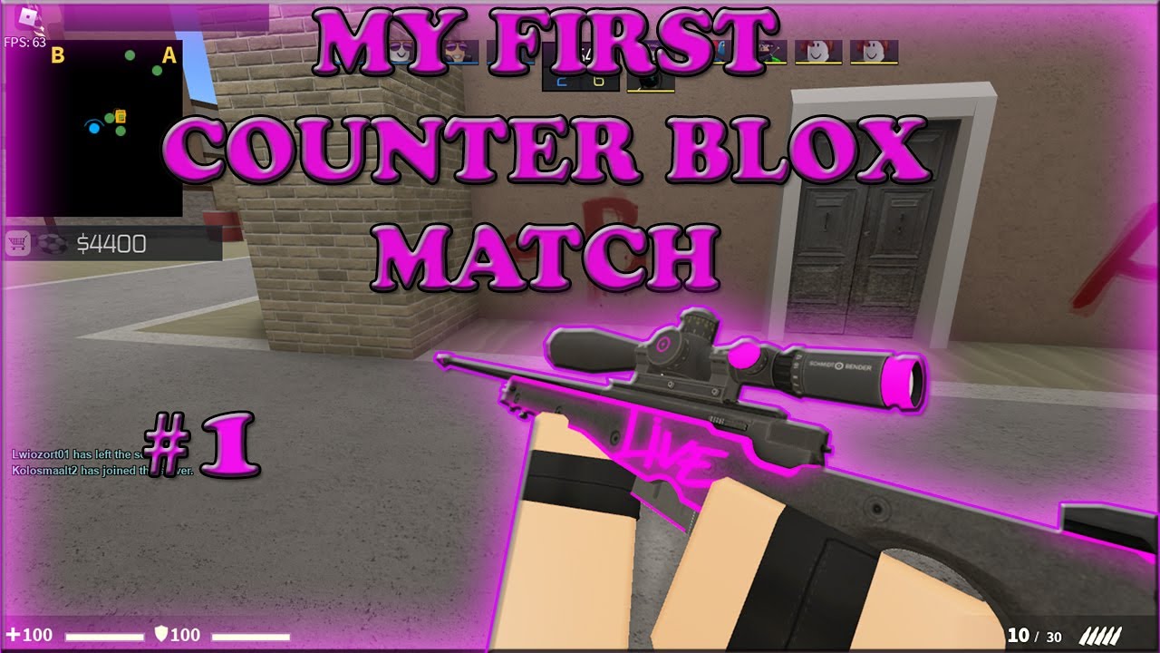 MY FIRST COUNTER BLOX MATCH ! I ROBLOX COUNTER BLOX #1 - YouTube