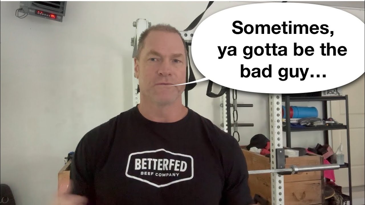 Sometimes you gotta be the bad guy! - YouTube