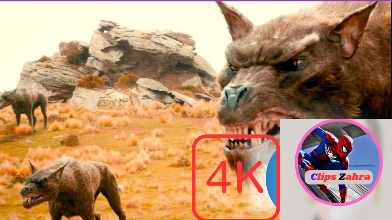 WARGS ATTACK!! Lord of the Rings 8K Back to 80s - Lord of the Rings ...