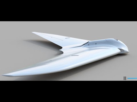 Maiden of a 48” wingspan 30mm EDF flying wing - YouTube
