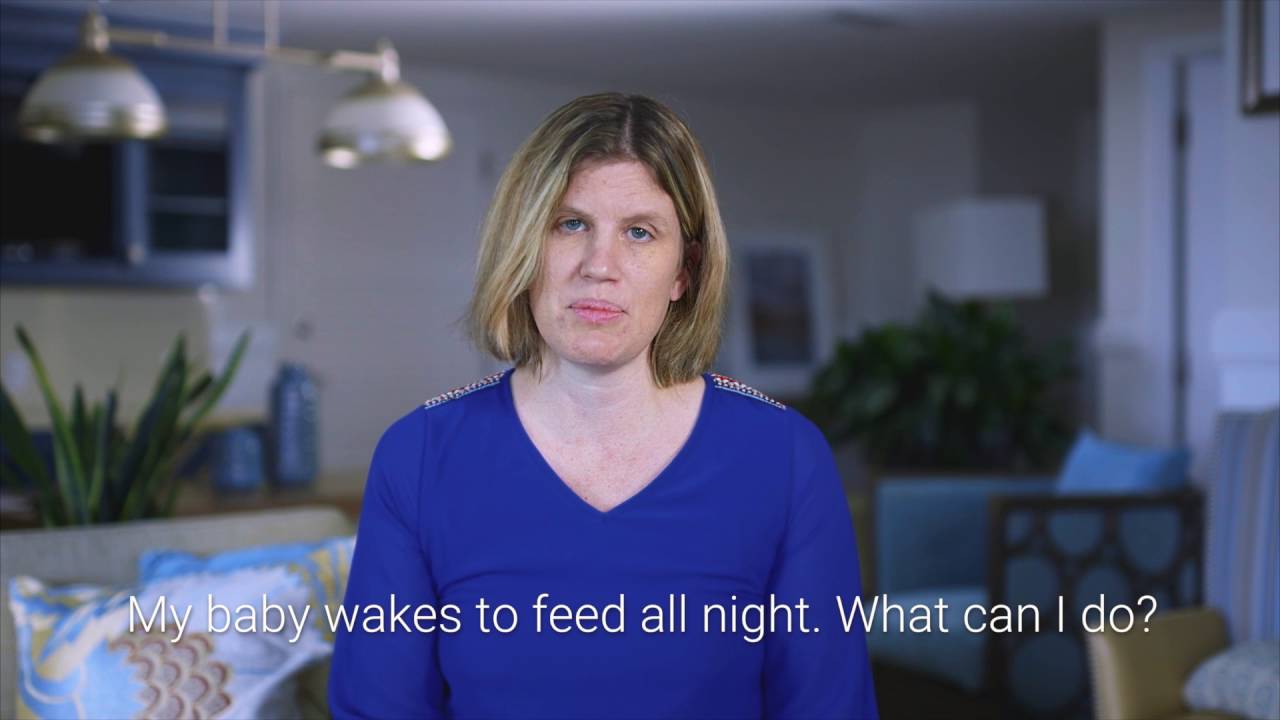 My baby wakes to feed all night. What can I do? - Dr. Sarah Honaker ...