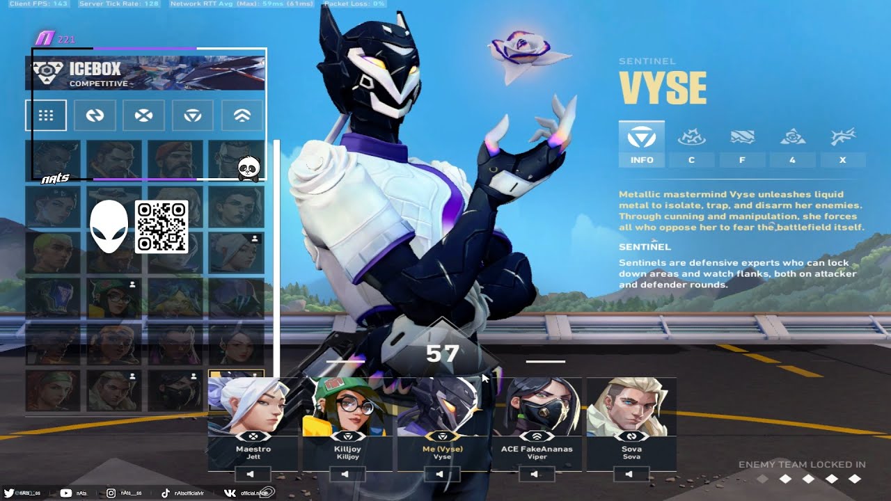 NEW AGENT VYSE IS INSANE! LIQUID NATS VYSE VALORANT RANKED GAMEPLAY ...