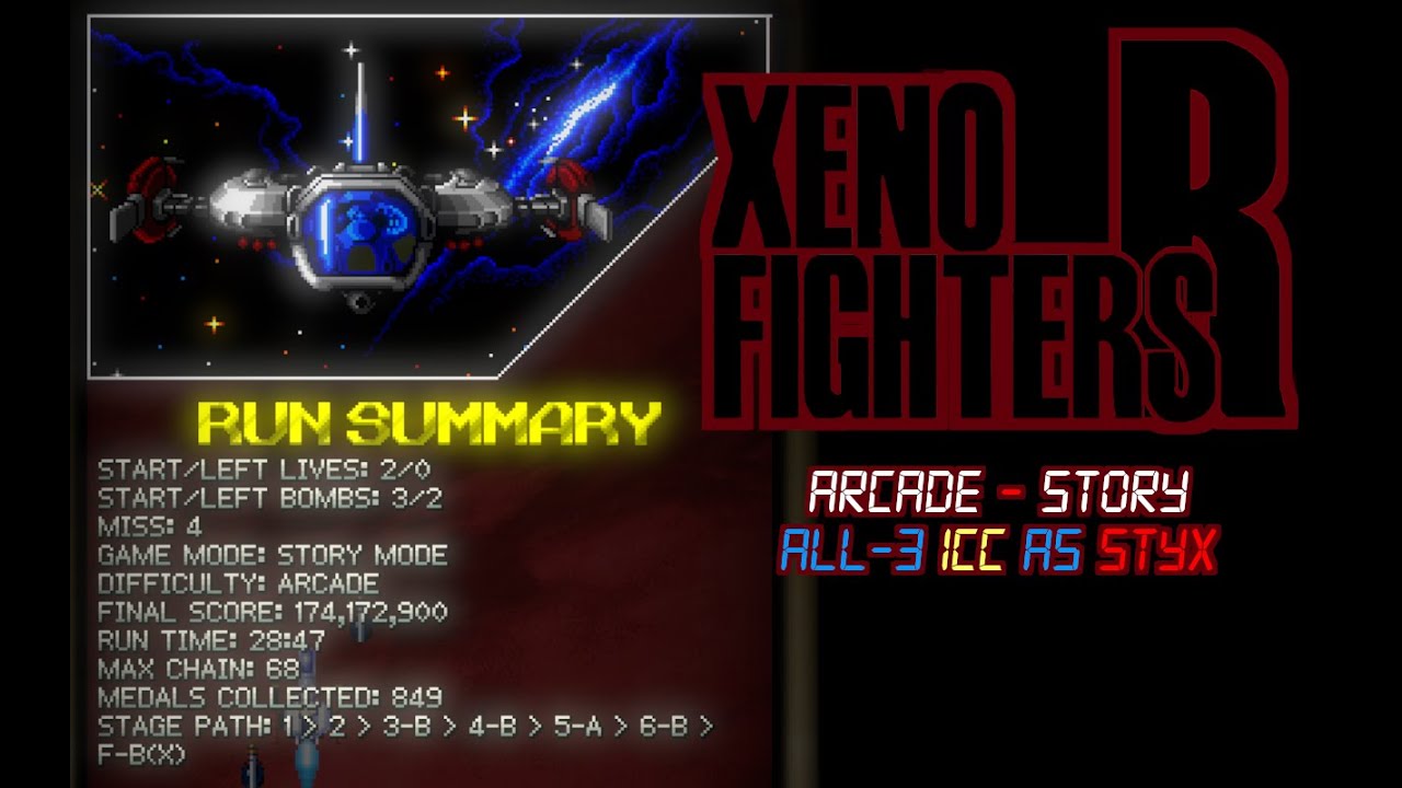 It's Done for Real | Arcade Story ALL-3 1CC as Styx | Xeno Fighters R ...