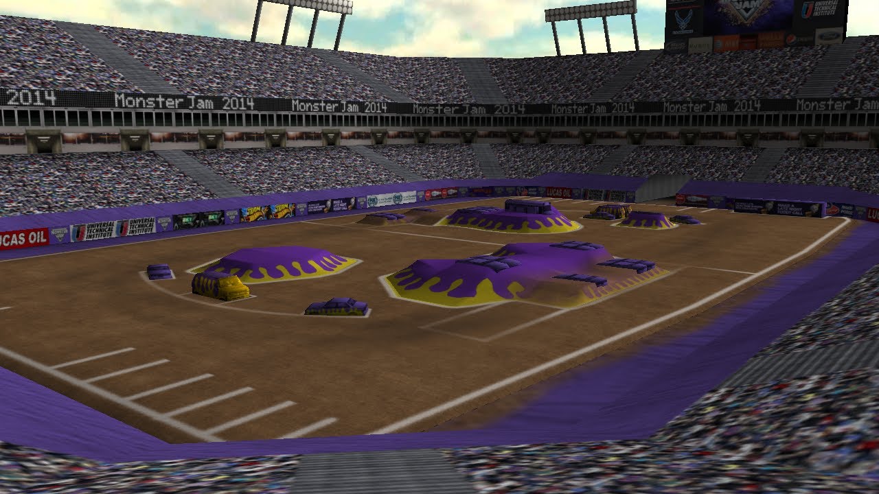 Rigs of Rods Monster Jam Miami 2014 Full Event - YouTube