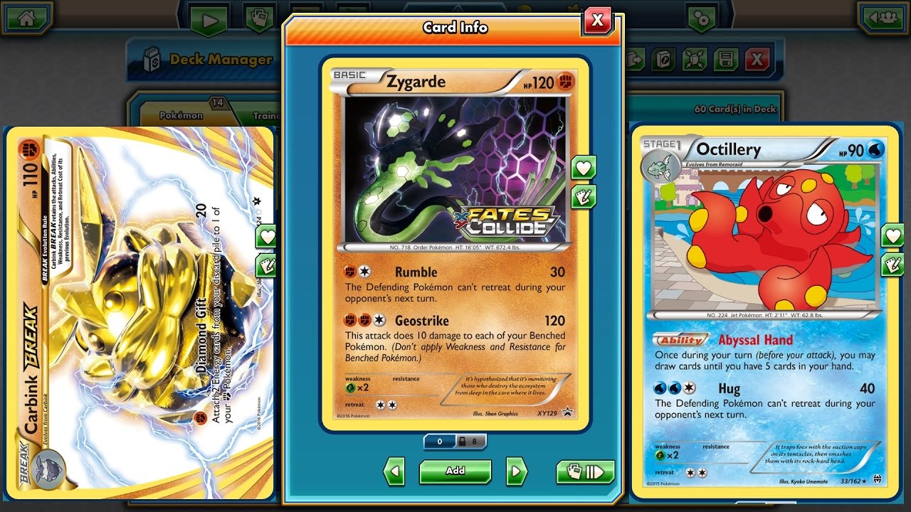 Pokemon TCG - Zygarde/Carbink BREAK - Standard Format Budget Deck ...