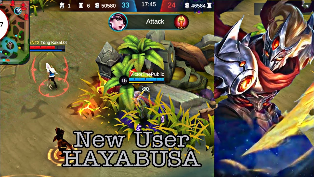 Mobile Legends | hayabusa gameplay solo rank.. Fantastic play using ...