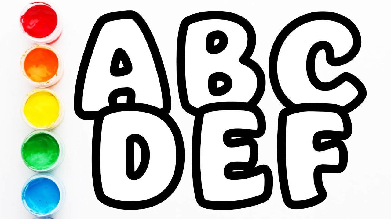 How to Draw ABC Alphabet A to Z | Learn ABC Song for Kids | Alphabet ...