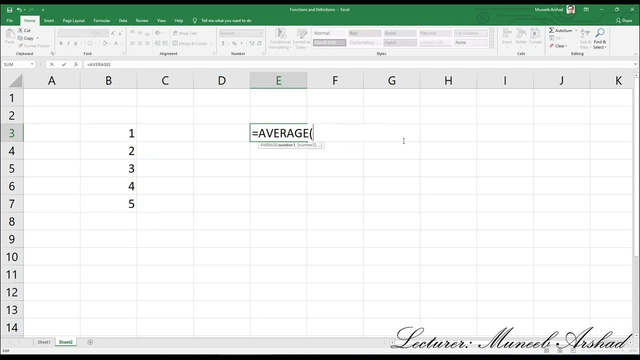Excel Function Series 2 Average Maximum Minimum YouTube excel-function-series-2-average-maximum-minimum-youtube