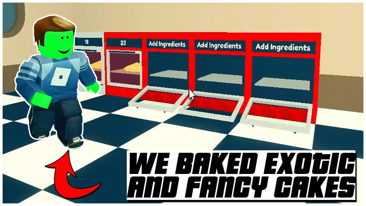 We Baked Exotic and Fancy Cakes in Our Bakery ! | Roblox Bakery ...