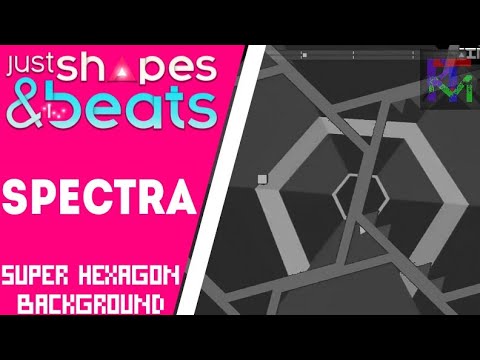 Spectra by Chipzel - but the background is Super Hexagon | Just Shapes ...