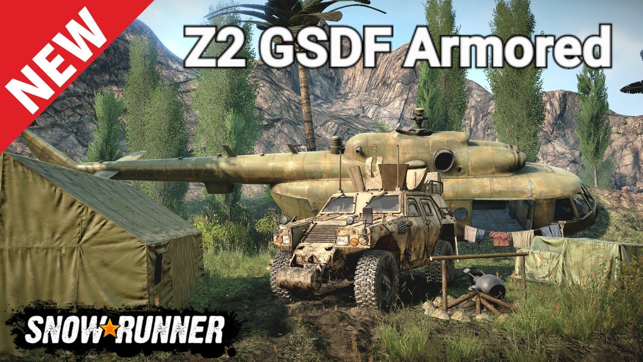 New Truck Z2 GSDF Armored Bus In SnowRunner Season 9 @TIKUS19 - YouTube