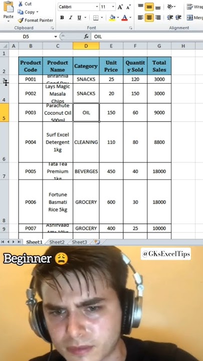Auto-Fit Row Height in Excel with Shortcut Keys 🔥 | #exceltips # ...
