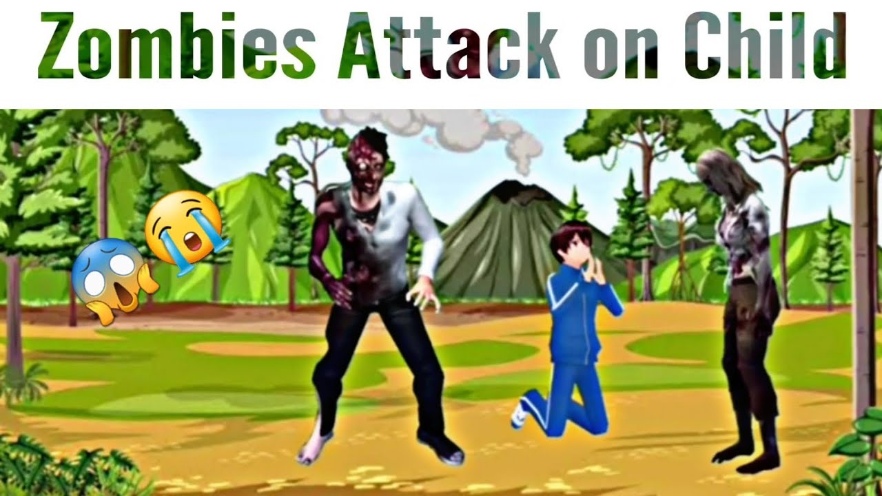 Zombies Attack on Child 😭🚫 | #VIRAL #cartoon #youtube - YouTube