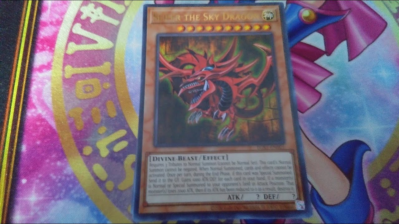 Slifer the sky dragon deck (YU-GI-OH) - YouTube