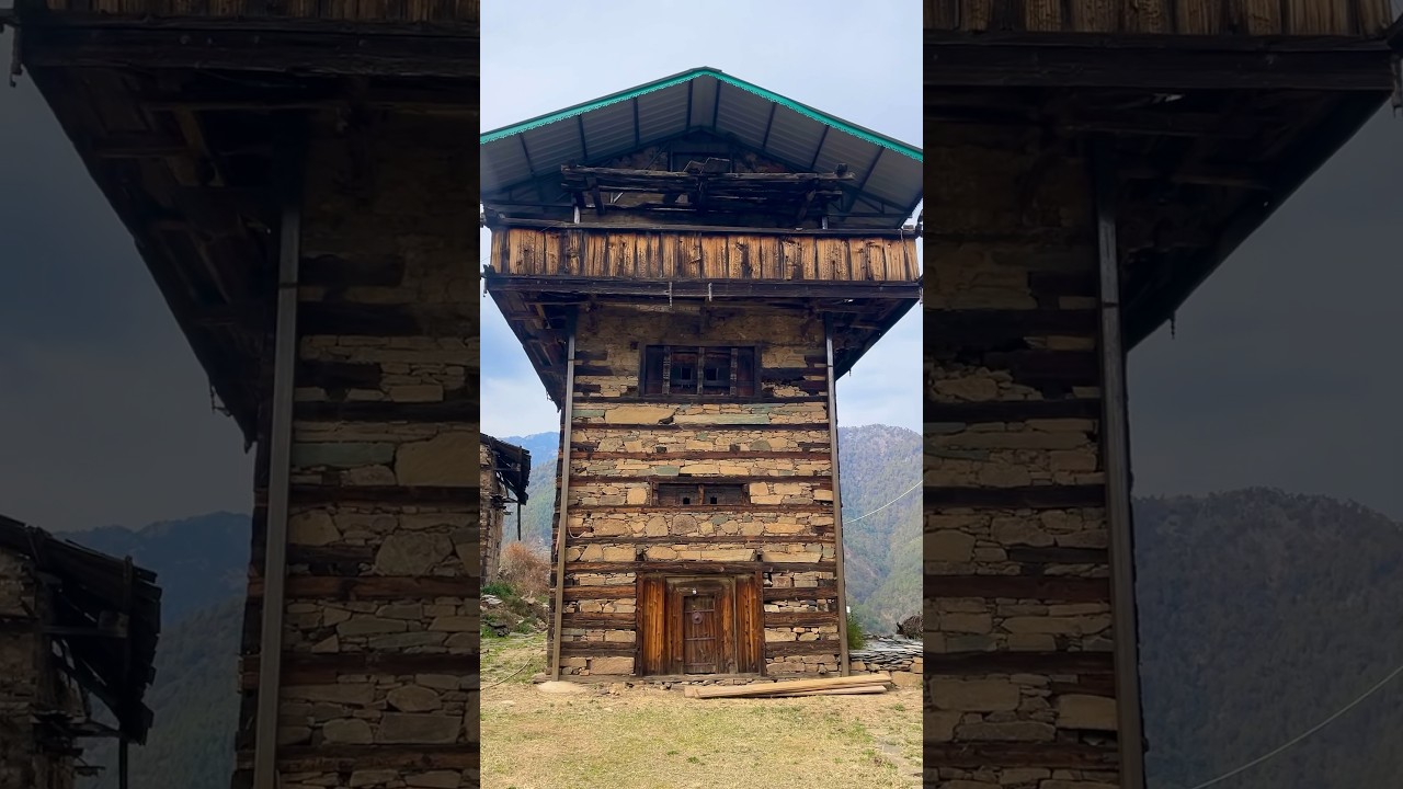 Barsali 🌳🌲🛖#villagelife #shortsvideo #uttarakhand #uttarkashi #ganga # ...