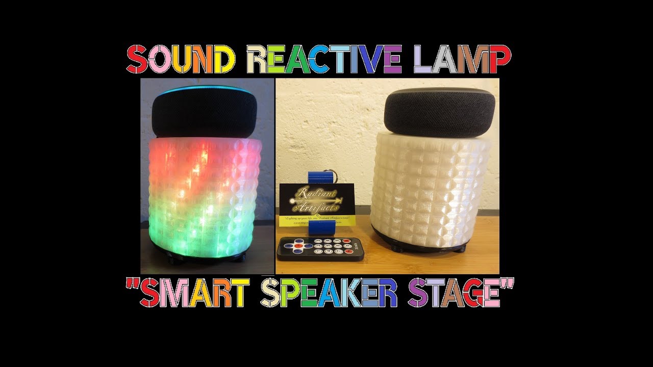 Smart Speaker Stage' Demo- Sound Reactive Lamp For Amazon Echo or ...