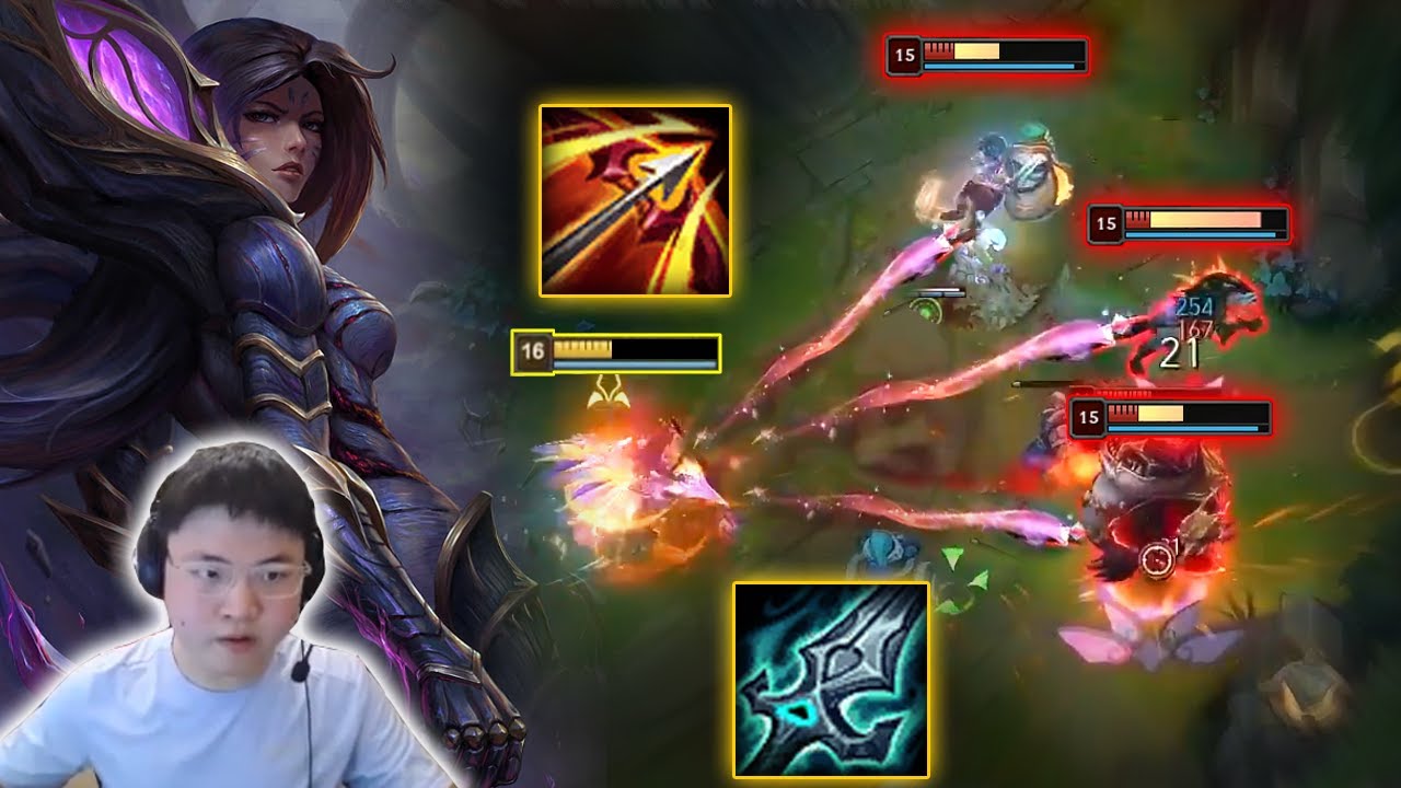 Uzi : This Kai'sa Buid Help me 1vs9 - YouTube