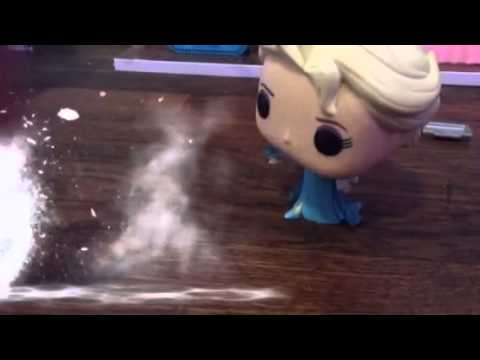 Elsa doll real ice powers - YouTube